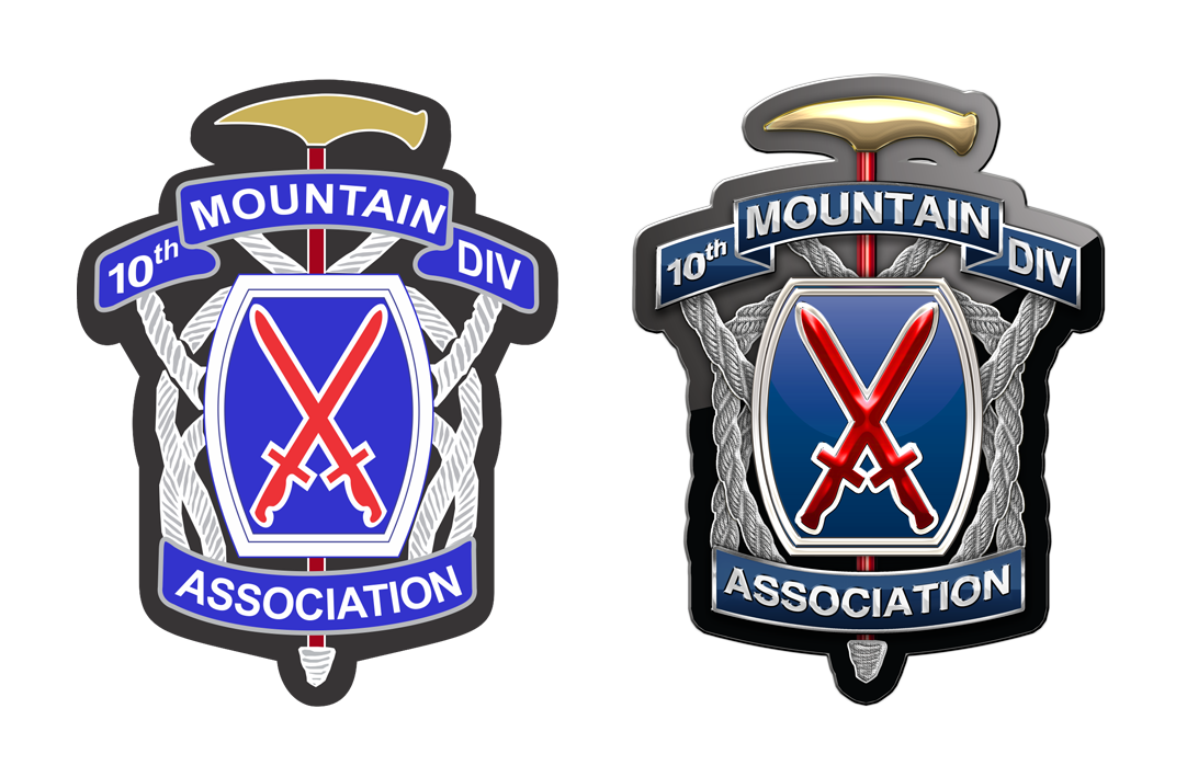 Military Insignia 3D : 10th Mountain Division Association Logo